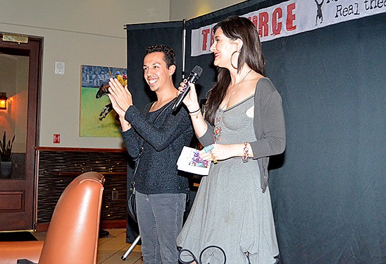 Your Observer | Photo - Eduardo Anaya and Zara Barrie announce the raffles