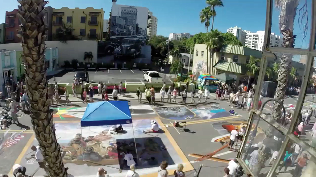 Watch: Sarasota Chalk Festival Time Lapse | Your Observer