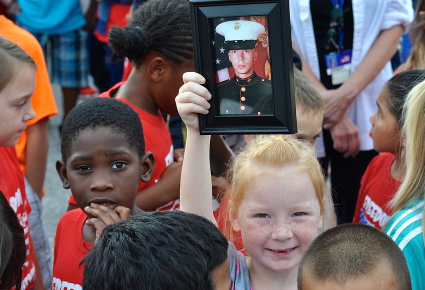 Your Observer | Photo - Six-year-old Abby Pollard supports her uncle ...