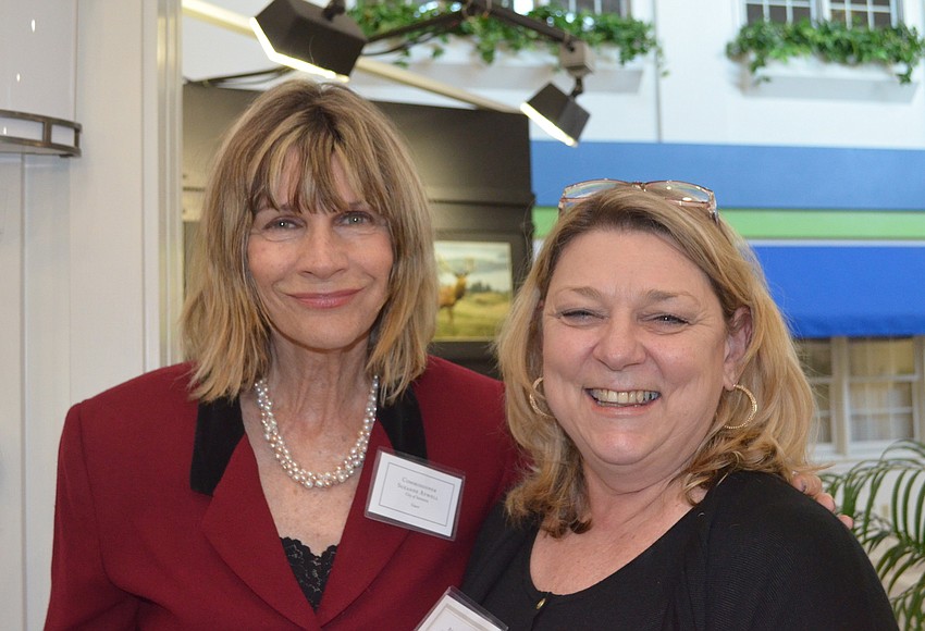 Your Observer | Photo - Commissioner Suzanne Atwell with Rebecca Morgan
