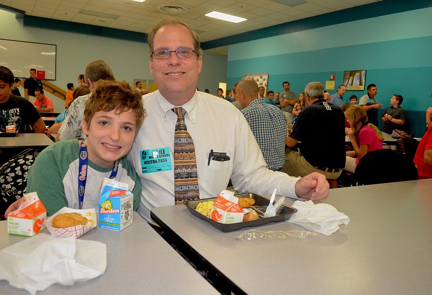 Your Observer | Photo - Casey Cusick starts his school day with his ...