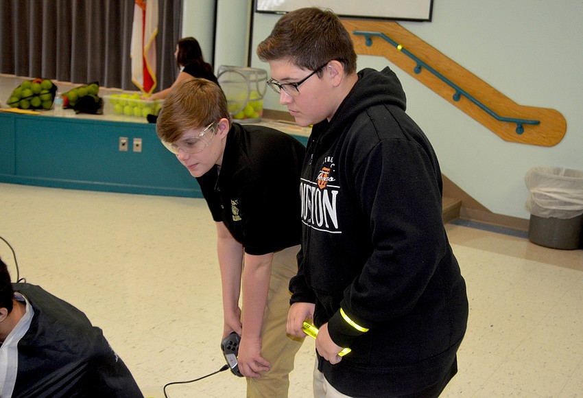 Your Observer | Photo - Woodland Middle students Camden Swope and ...