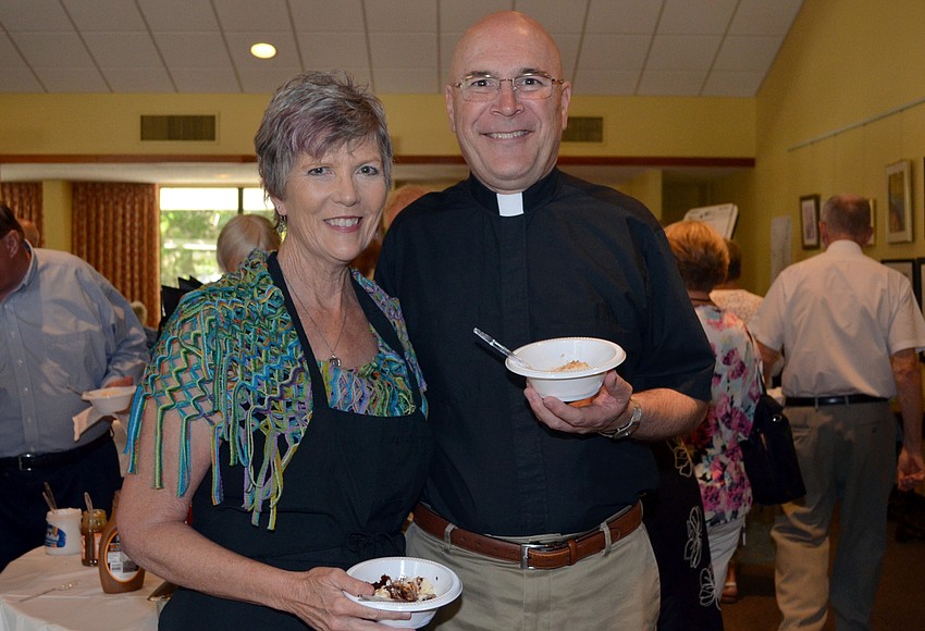 Your Observer | Photo - Susan Rife and Fr. John Hall