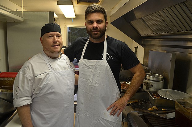 Your Observer | Photo - Chef Kyle Harrington and Joe Seidensticker