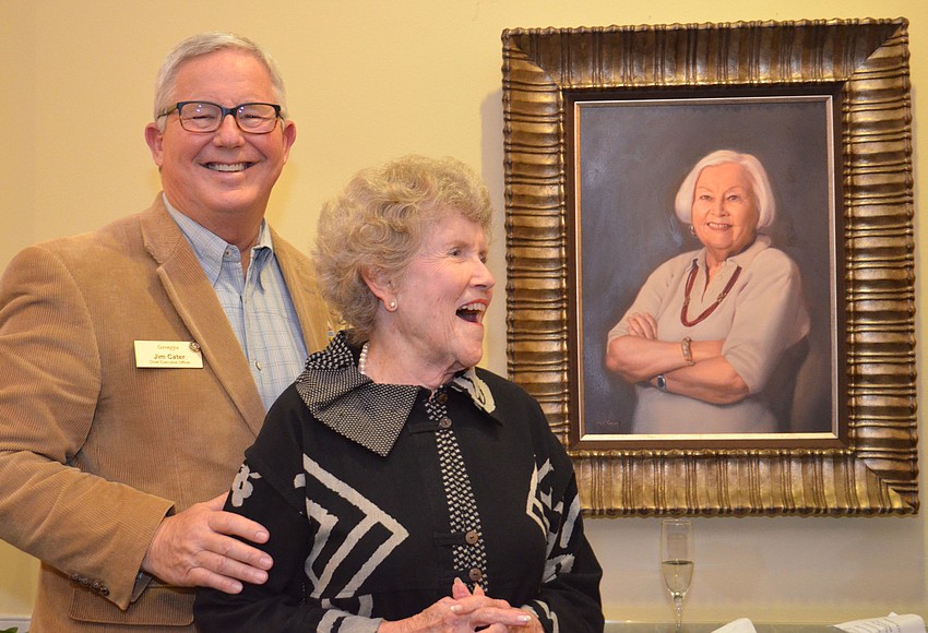 PHOTO GALLERY: Mary Fran Carroll Portrait Unveiling
