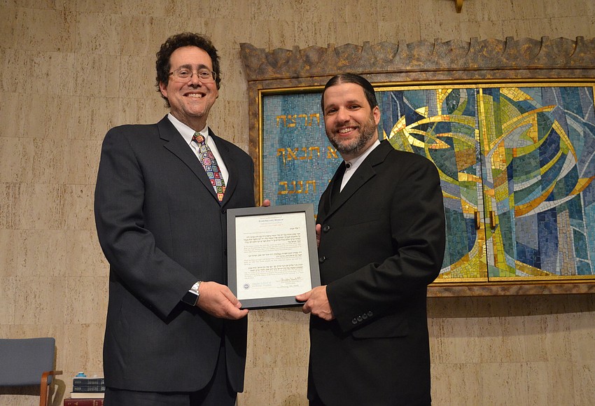 Your Observer | Photo - Rabbi Bradley Artson helped install Rabbi ...