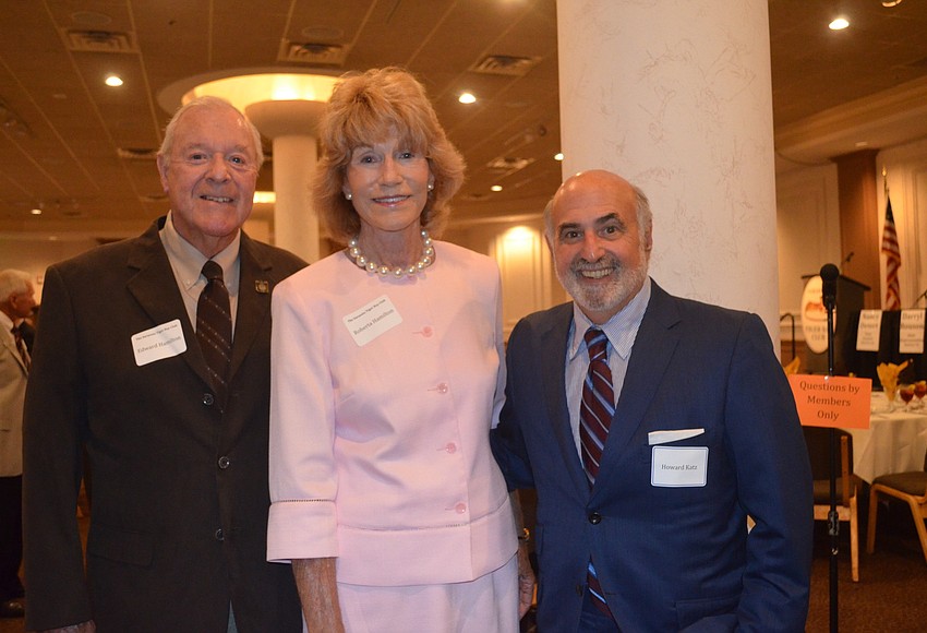 Your Observer | Photo - Edward and Roberta Hamilton with Howard Katz