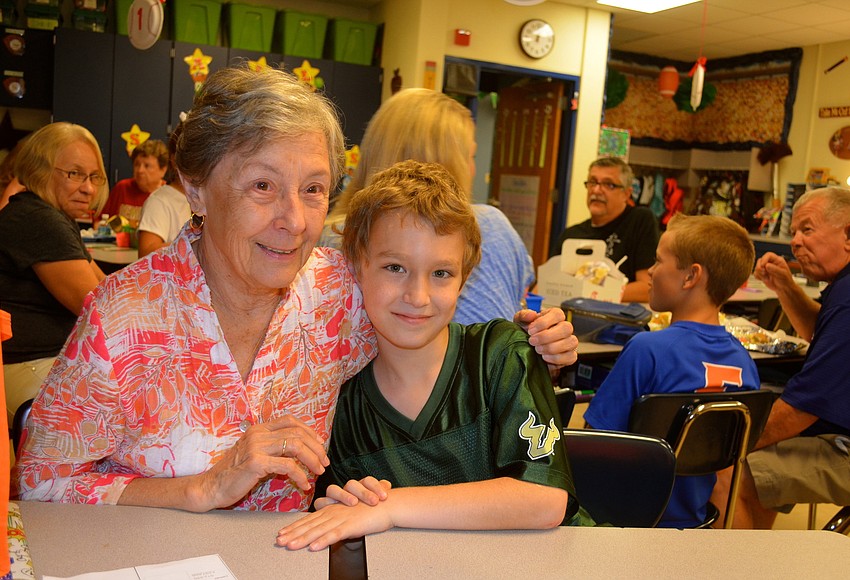 Your Observer | Photo - Rosemary and Charlie Suarez enjoy lunch together.