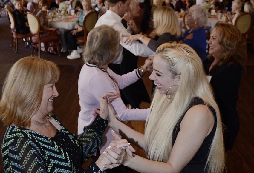 Your Observer | Photo - Sherry Bagley dances with Dynasty Dance Club ...