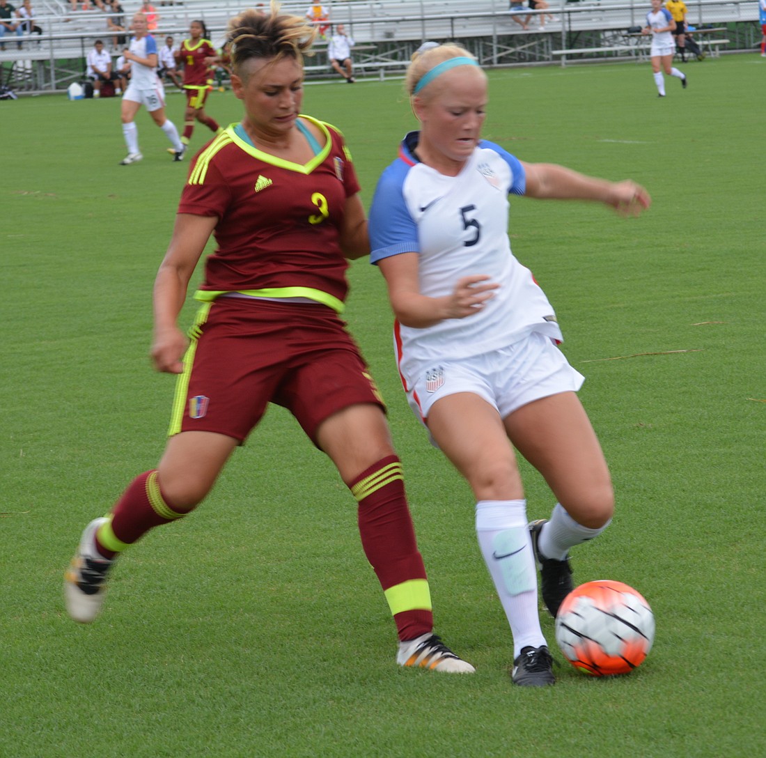 Your Observer | Photo - Civanna Kuhlmann controls the ball against ...