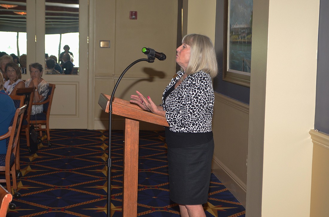 Your Observer | Photo - Board Member Laurie Fitch discusses upcoming ...