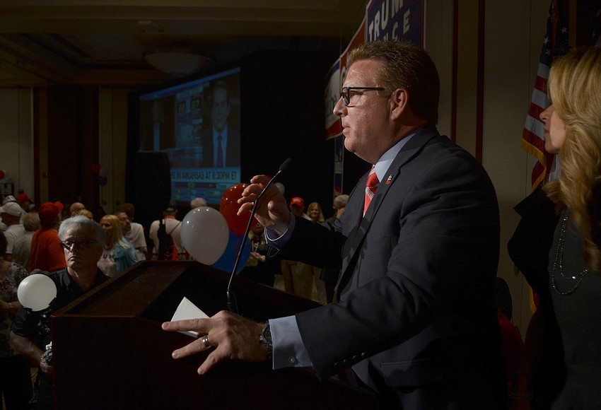 Your Observer | Photo - Mike Moran thanks Sarasota voters for their ...