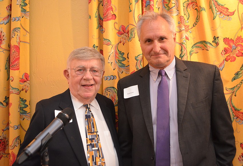 Rob Lorei visits the Longboat Key Democratic Club