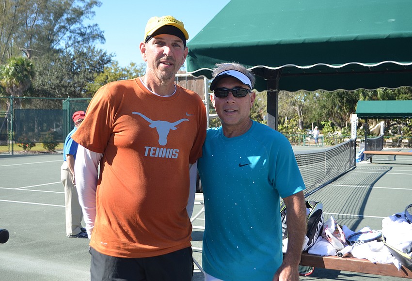 Your Observer | Photo - Men’s 55 doubles winners Alex Klitch and Tim Pier