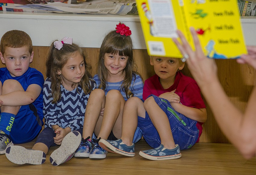 Your Observer | Photo - Students listen as Michelle Marano reads "One ...