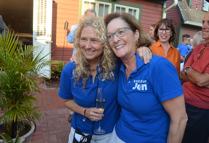 Your Observer | Photo - Jen Ahearn-Koch poses with her campaign manager ...