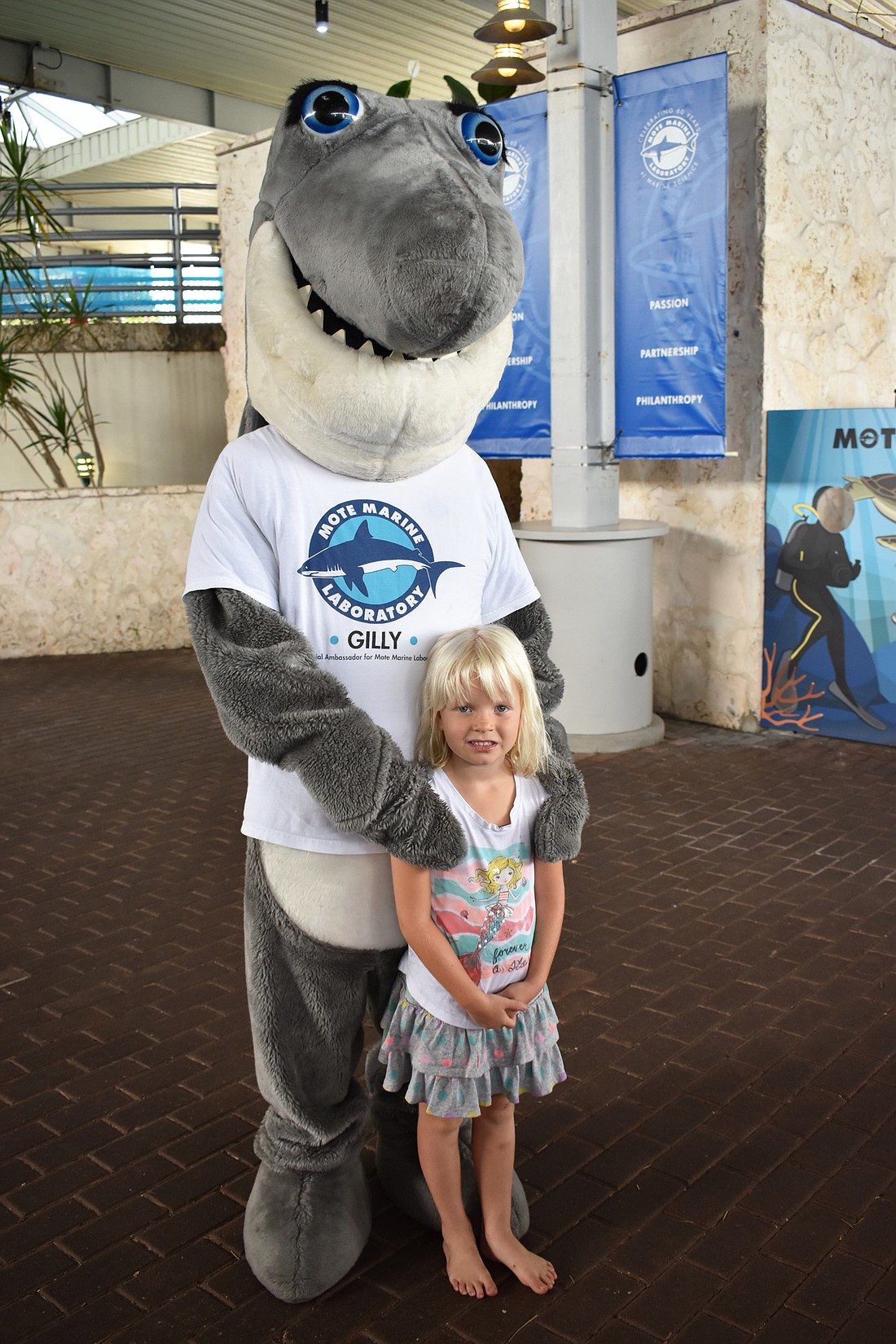 Your Observer | Photo - Lucy Ray smiles with Gilly at World Oceans Day ...
