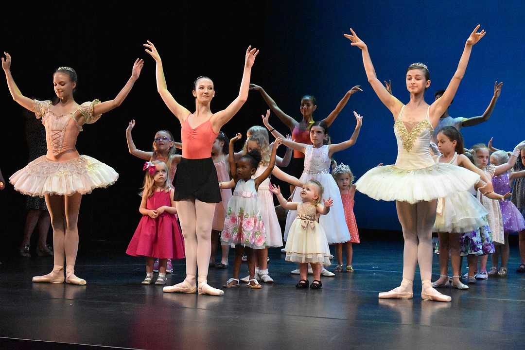Ballet fans take the stage with professional ballerinas for fairytale ...