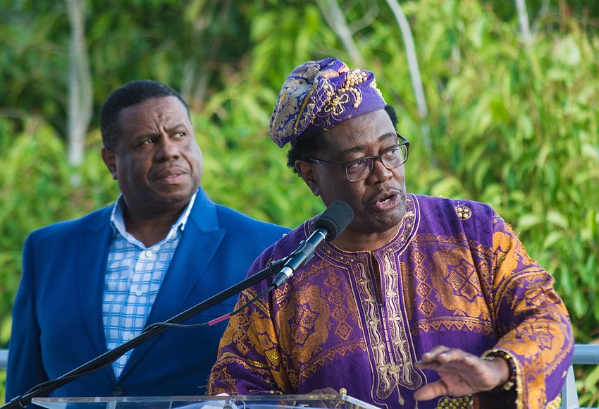 Your Observer | Photo - Nate Jacobs and his mentor, Henry Porter, give ...