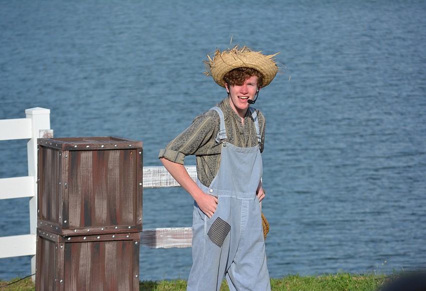 Your Observer | Photo - Casey Berkery played the lead role of Huck Finn.