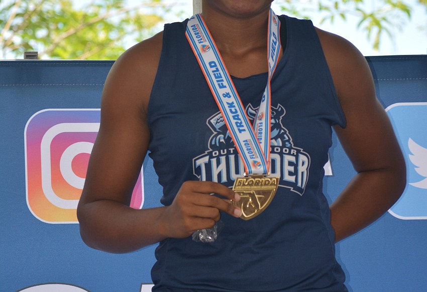 Your Observer | Photo - ODA freshman Saraiah Walkes flashes her gold ...