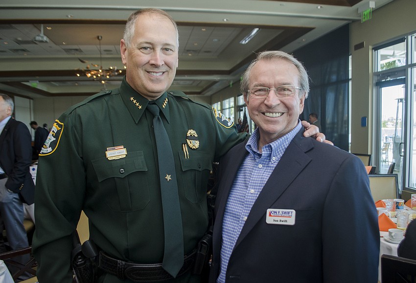 Your Observer | Photo - Sarasota County Sheriff Tom Knight and Jon Swift