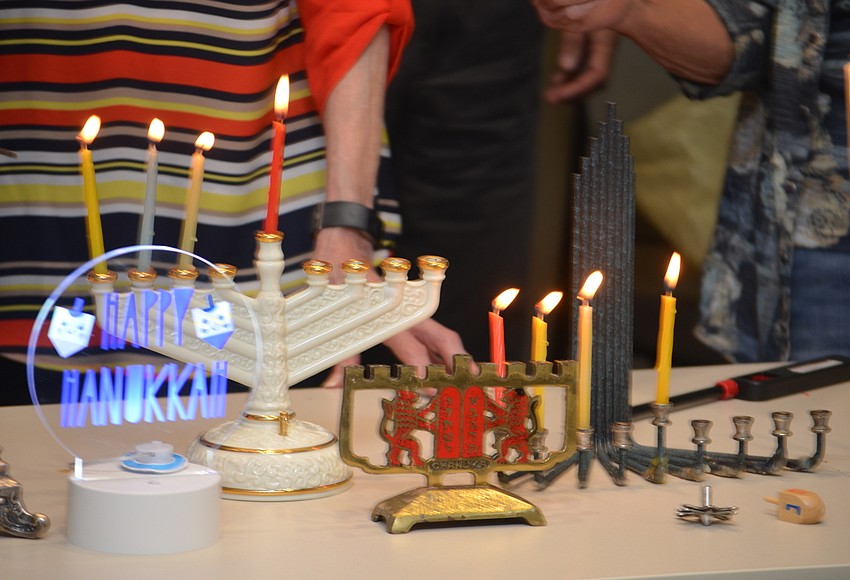Your Observer | Photo - The Menorahs varied in size, shape and style ...