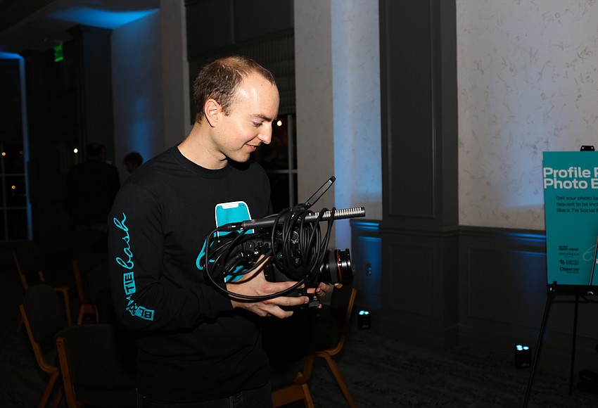 Your Observer | Photo - Colin Reid takes video of the event.