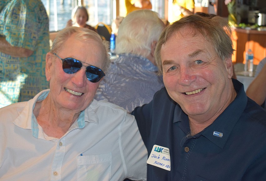 Your Observer | Photo - Howard Rooks and Jack Rozance catch up.