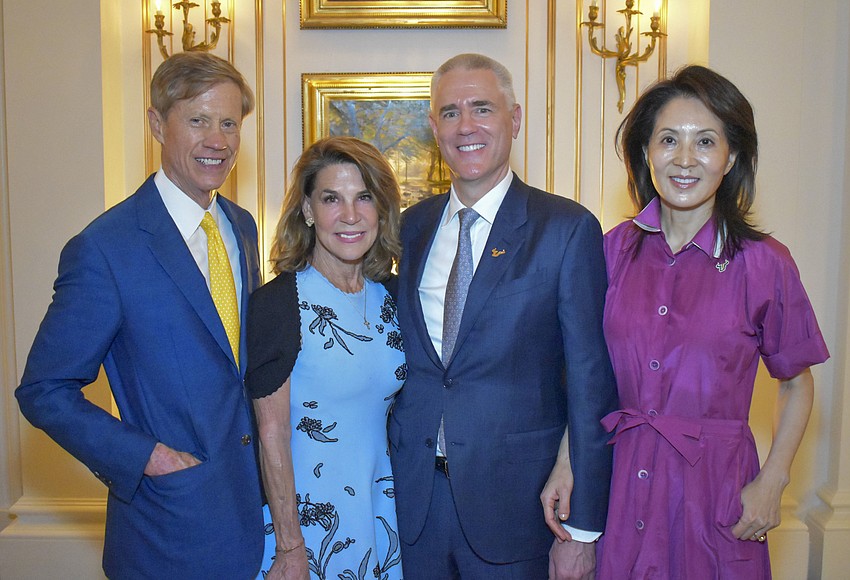 Katherine Harris welcomes new USF system president to Sarasota