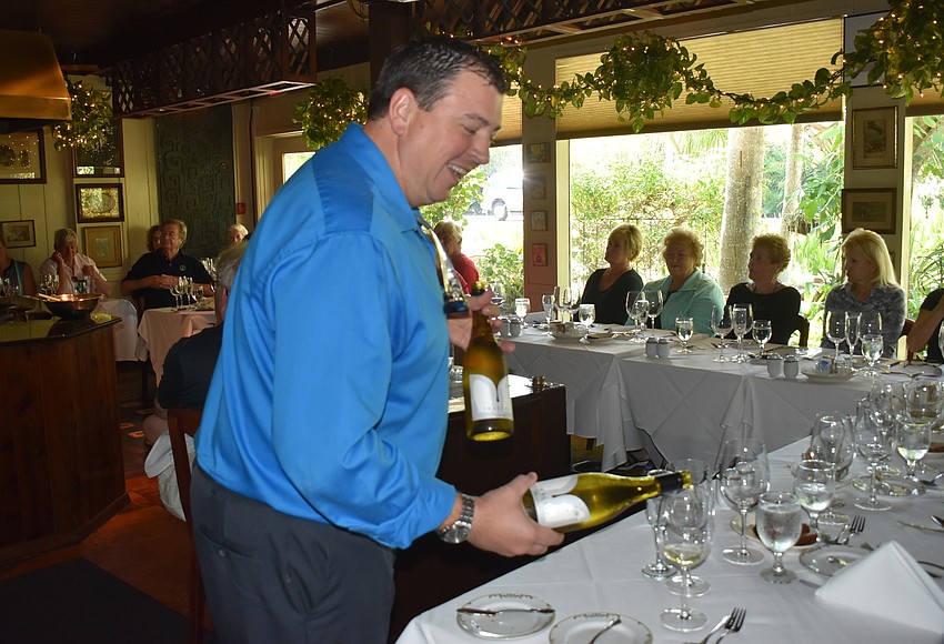 Your Observer | Photo - Paul Kauffman practices the perfect pour.
