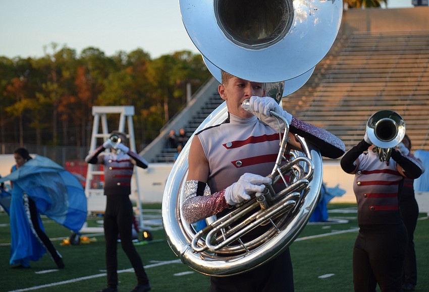 Your Observer | Photo - Braden River's Connor Snead marches to the ...