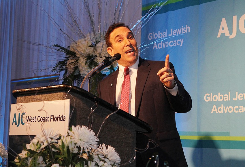 Your Observer | Photo - Regional Director Brian Lipton thanked the crowd.