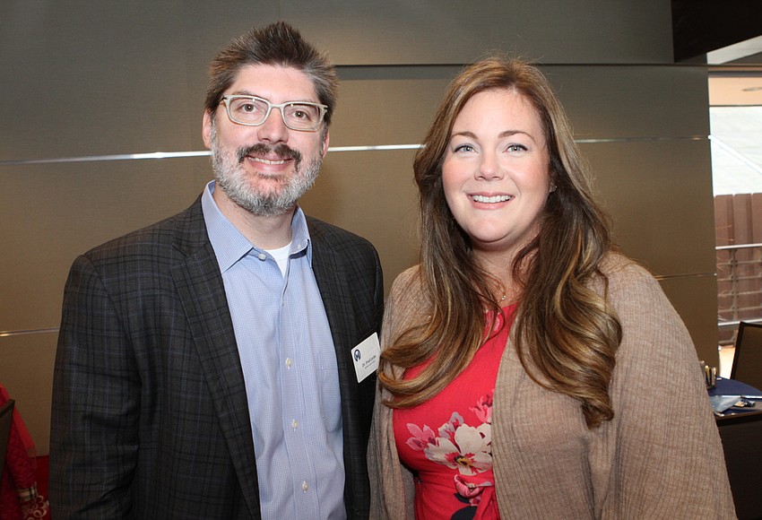 Your Observer | Photo - Keynote speaker Dr. Fred Locke and Mandy Donohue