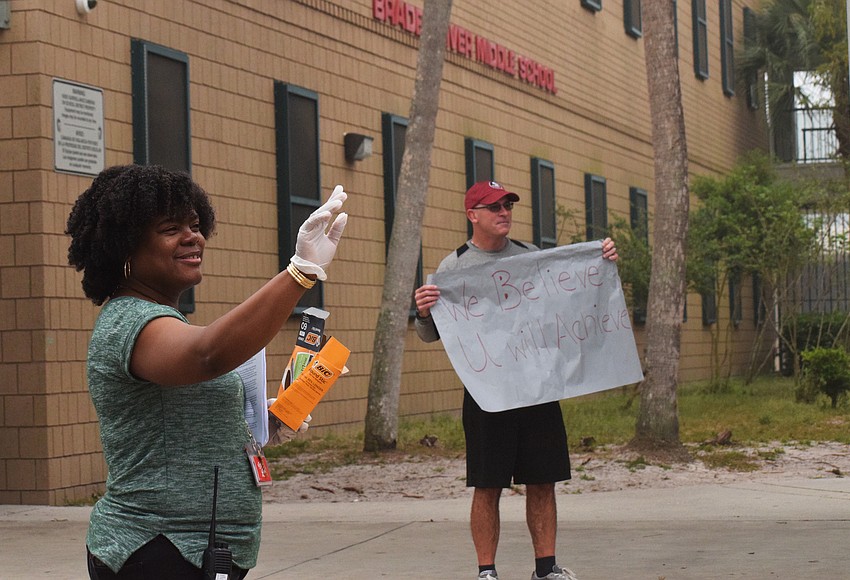 Your Observer | Photo - Braden River Middle School Principal Kimberlain ...