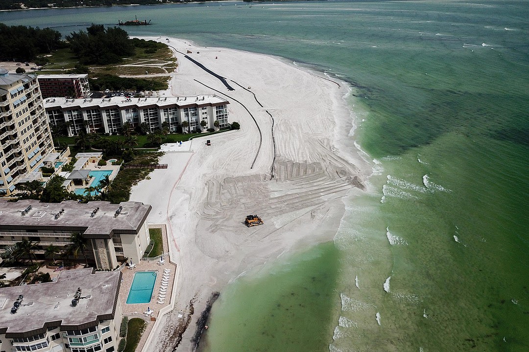 Lido Key shoreline renourishment progresses | Your Observer