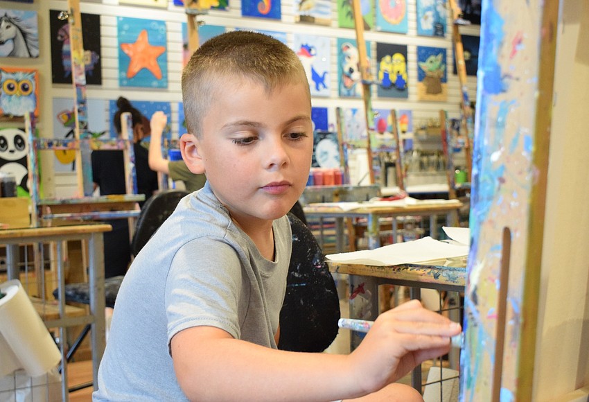 Your Observer | Photo - Cooper Colon, a second grader at Robert E ...