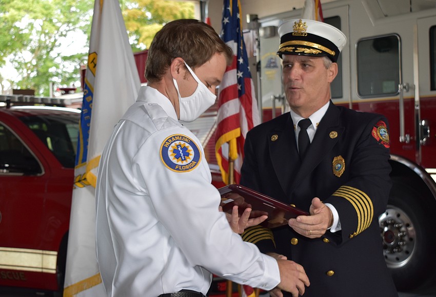 Your Observer | Photo - Firefighter and paramedic David Oliger (left ...