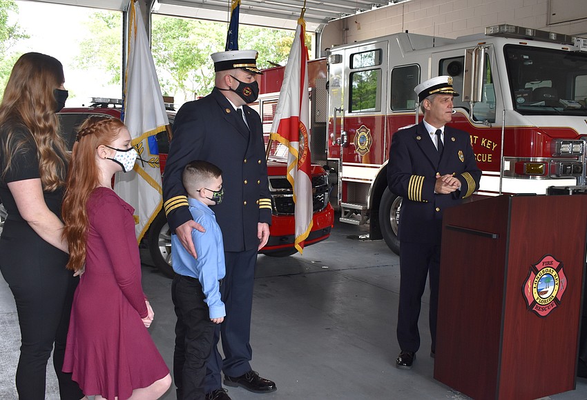 Your Observer | Photo - Newly-promoted Assistant Fire Chief Bryan Carr ...