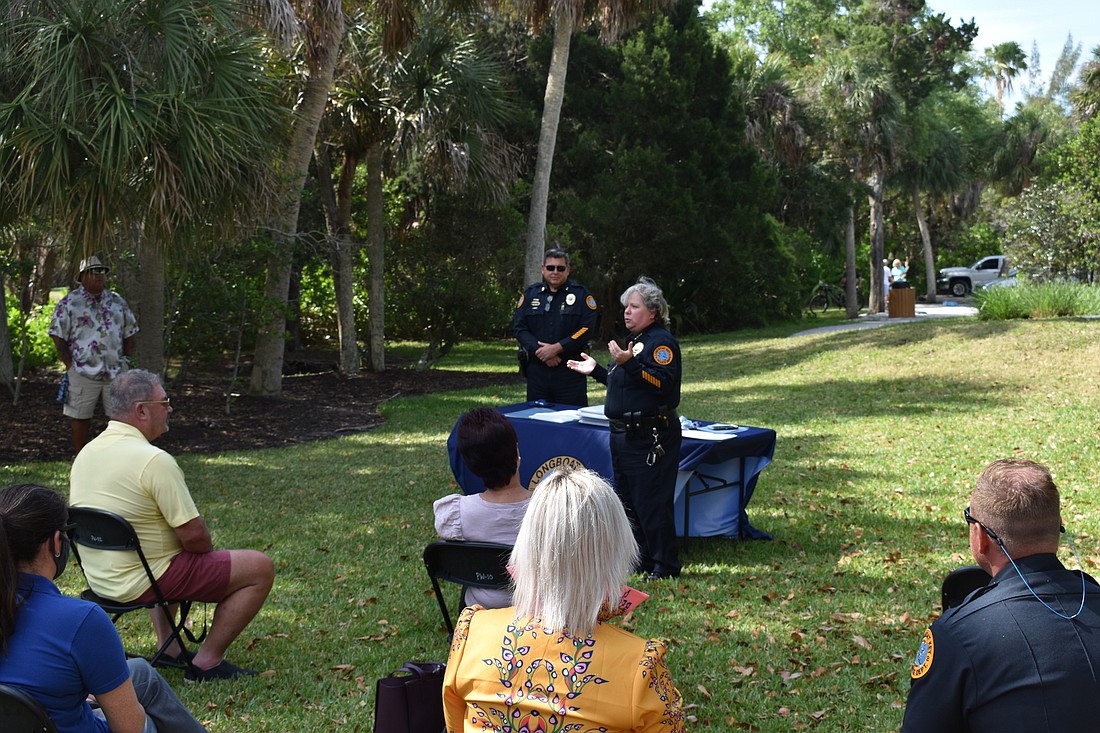 Your Observer | Photo - Longboat Key Police Chief Kelli Smith spoke ...