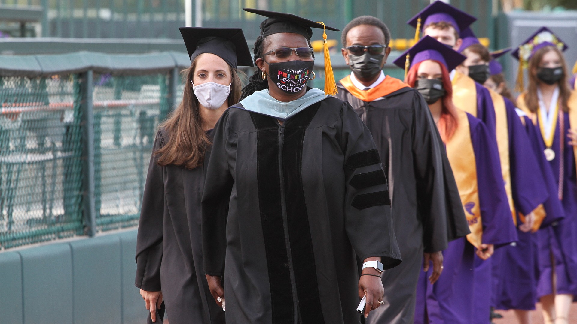 Booker High School students celebrate 2021 graduation at Ed Smith ...