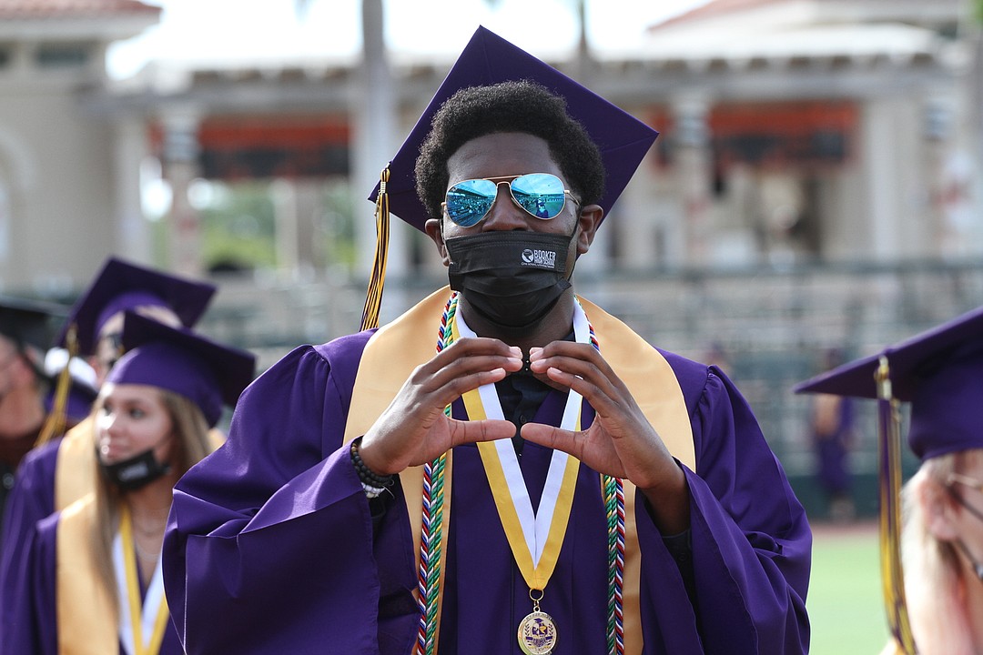 Booker High School students celebrate 2021 graduation at Ed Smith ...