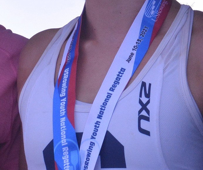 Your Observer | Photo - Sarasota Crew's Eva Harris received a silver ...