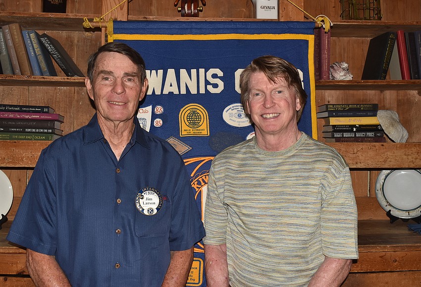 Your Observer | Photo - Jim Larson and guest Earl Larson