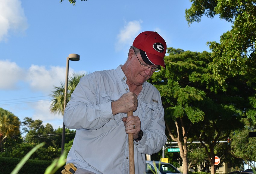 Your Observer | Photo - Steve Branham digs another hole.