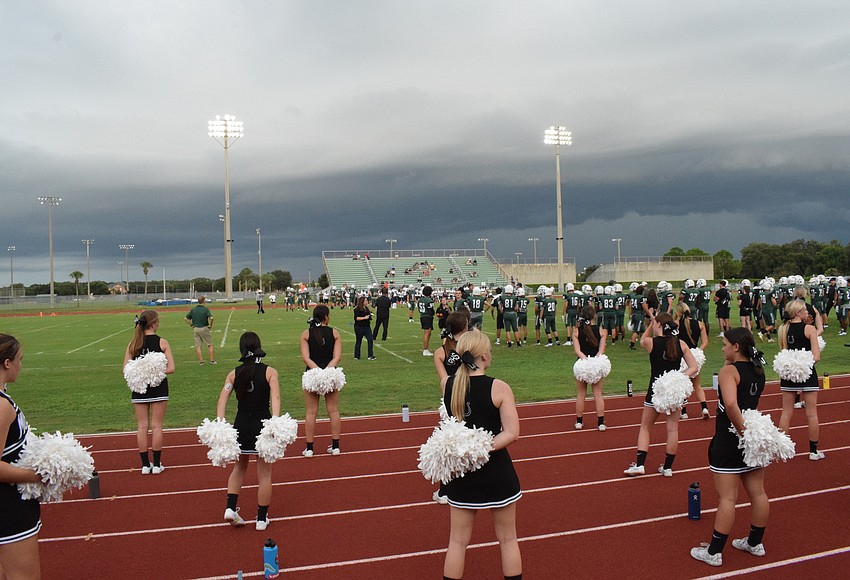 Your Observer | Photo - Lakewood Ranch High cheerleaders stand on the ...