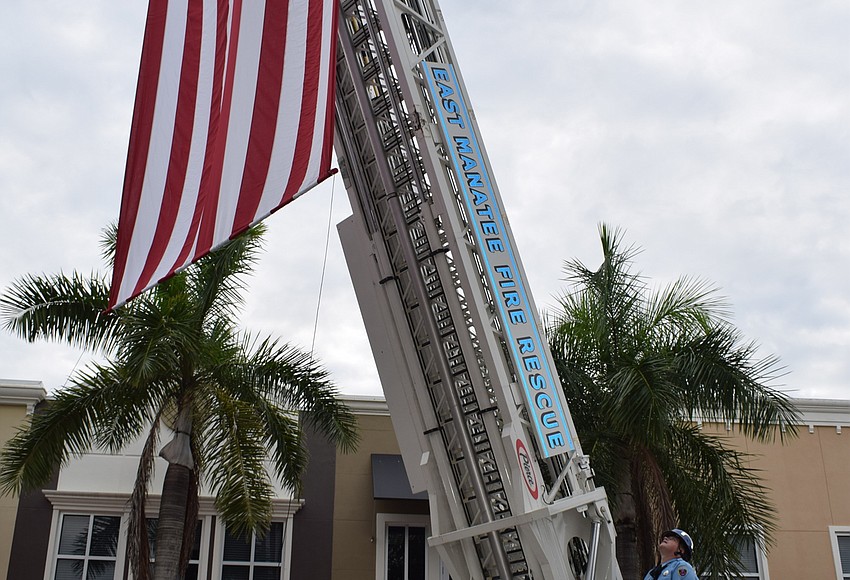 Your Observer | Photo - East Manatee Fire Rescue positions the American ...