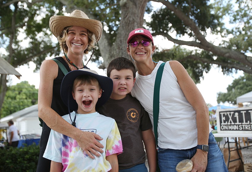 Your Observer | Photo - Emily Enos with Waylon, Oscar and Alexandra Miller