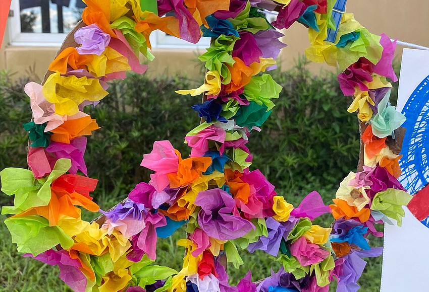 Your Observer | Photo - A peace sign is made out of tissue paper ...