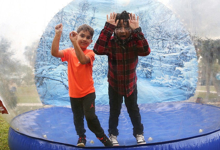 Your Observer | Photo - Ethan Colgrove and Blake Brown go into a giant ...